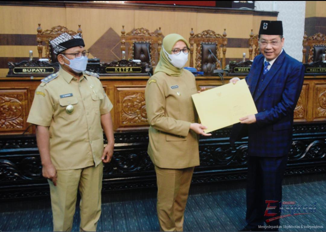 Sidang Paripurna Penyampaian Nota Keuangan Raperda Tentang Perubahan APBD 2022 Digelar DPRD ...